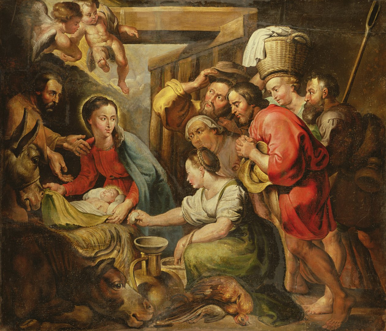Adoration of the Shepherds by Peter Paul Rubens